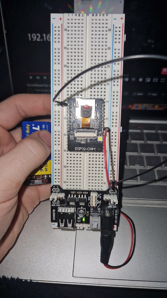 Esp32-cam not powering on without MicroUSB - 3rd Party Boards - Arduino Forum