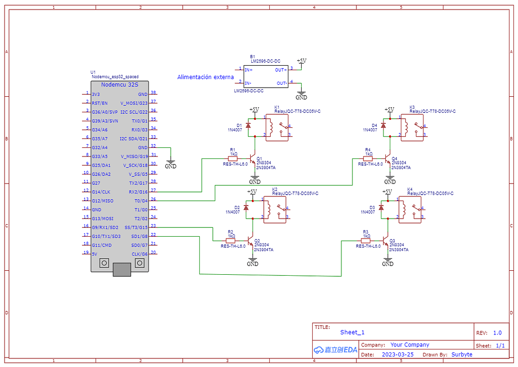 ESP32 con 4 relays problemas - Microcontroladores - Arduino Forum
