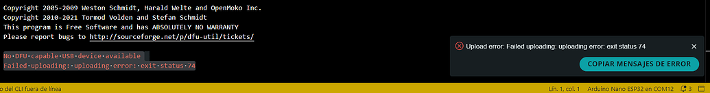 Change from micropython to c++ - Nano ESP32 - Arduino Forum