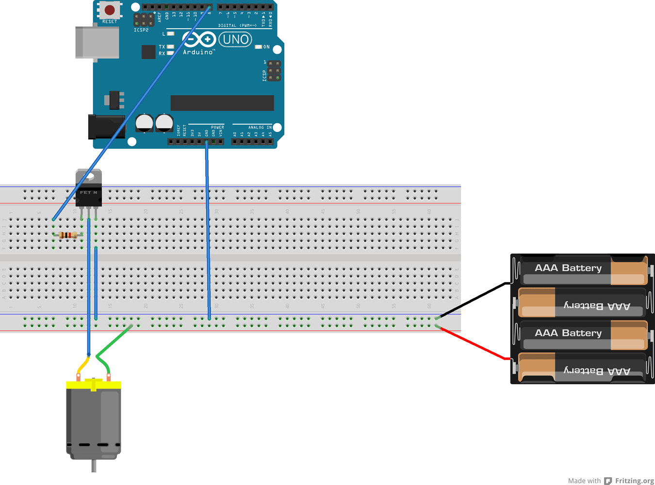Commande simple d'un moteur - Français - Arduino Forum