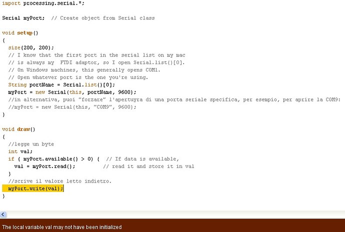 Inviare dati tramite PC alla scheda Arduino - Generale - Arduino Forum