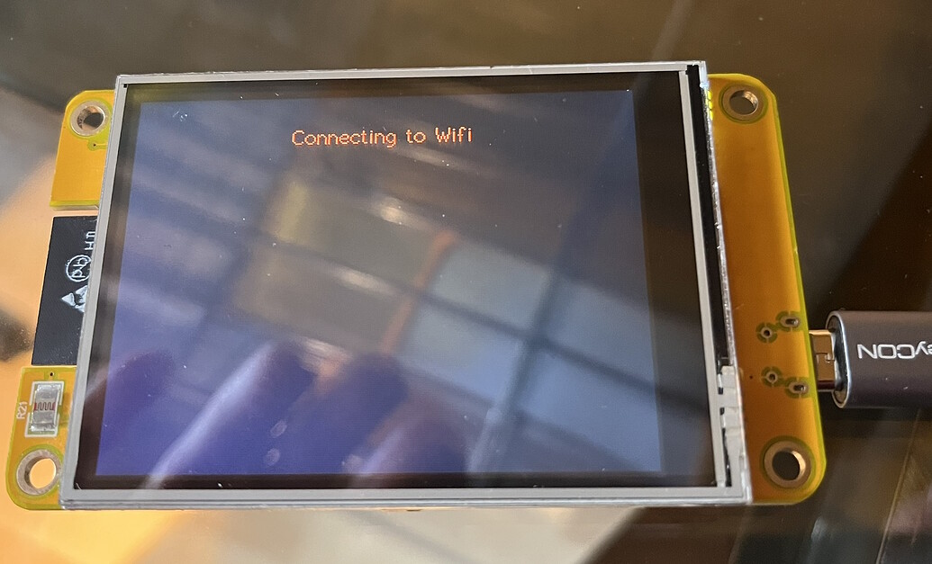 Problem with TFT_eSPI with ESP32 240x320 Display (CYD) - Displays ...