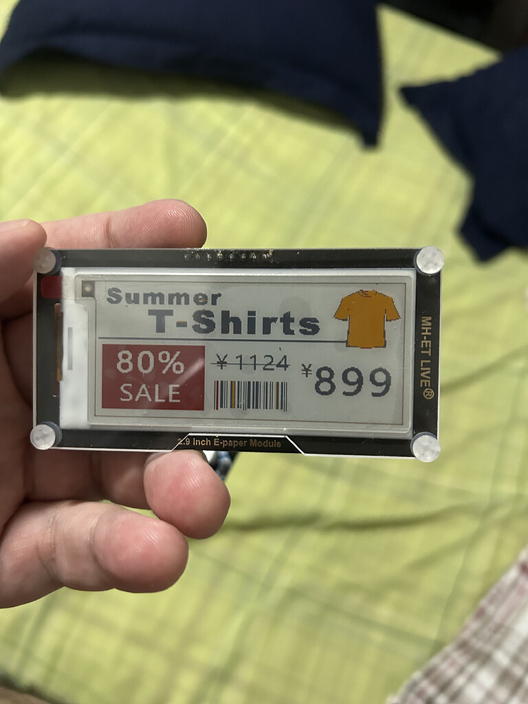 MH-ET LIVE e-paper display 4 color not change the screen - Displays - Arduino Forum