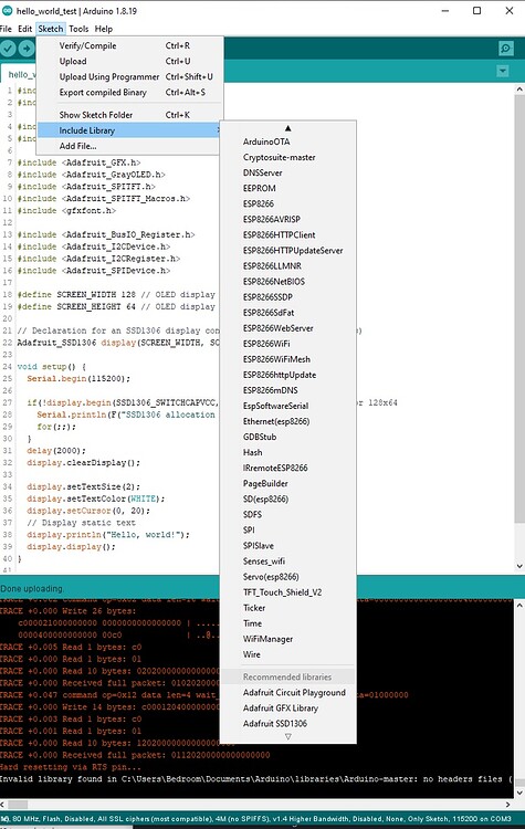 Esp8266 water flow meter 0.96 OLED screen - Programming - Arduino Forum