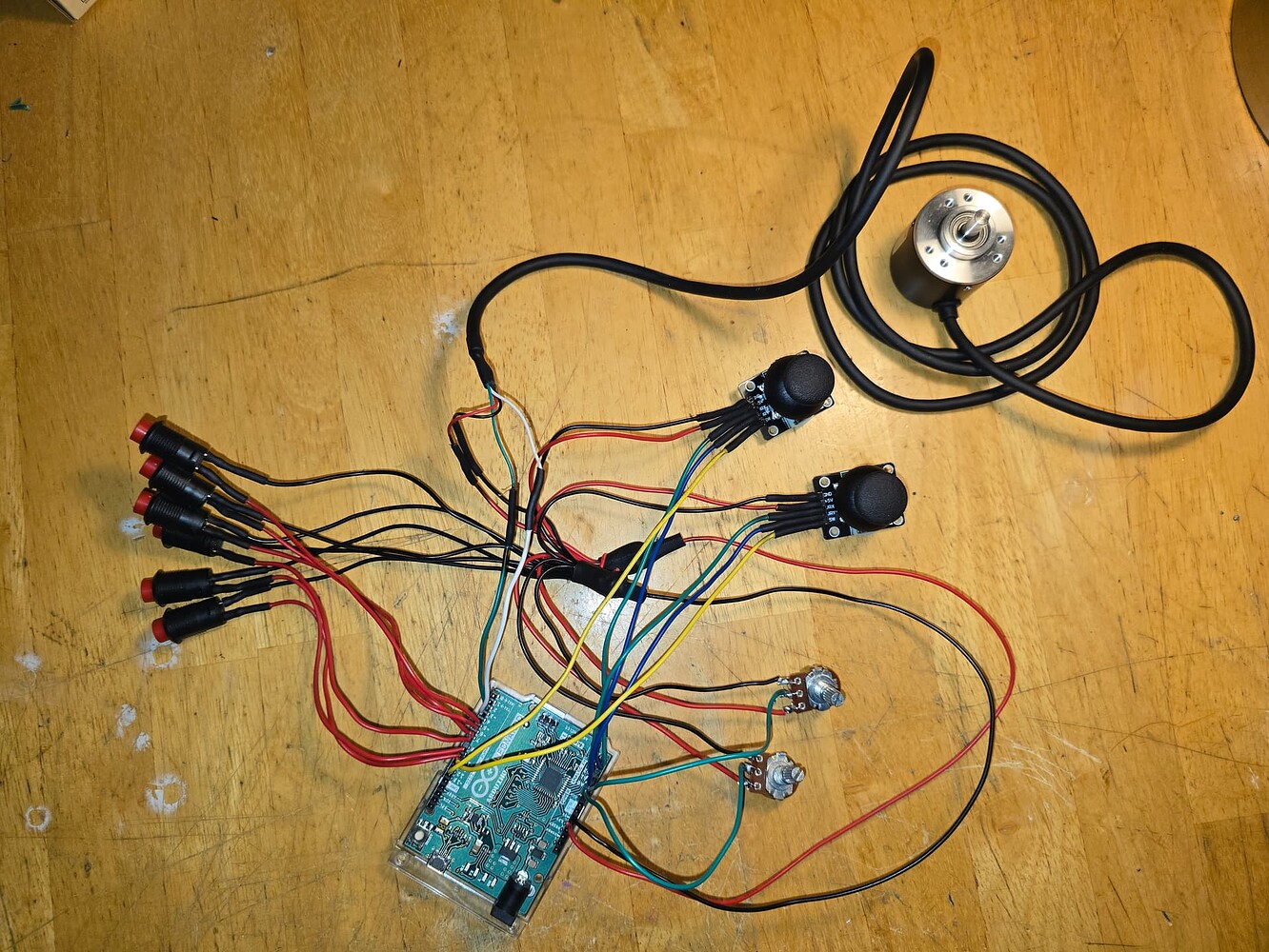 Help with video game controller using rotary encoder on the Arduino Leonardo - Programming ...