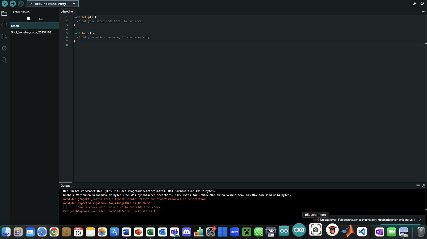 Arduino NANO EVERY - Deutsch - Arduino Forum