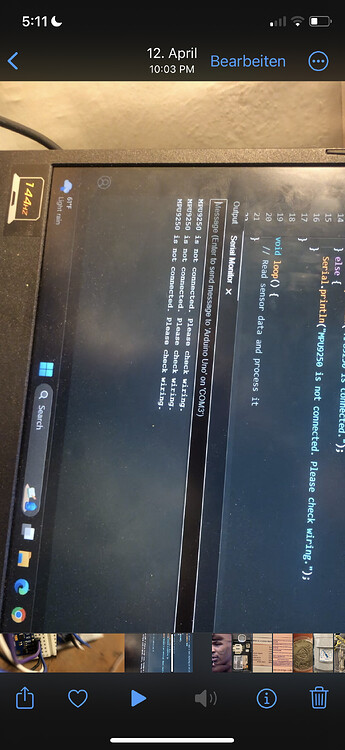 MPU9250-6500 connection problem - Sensors - Arduino Forum