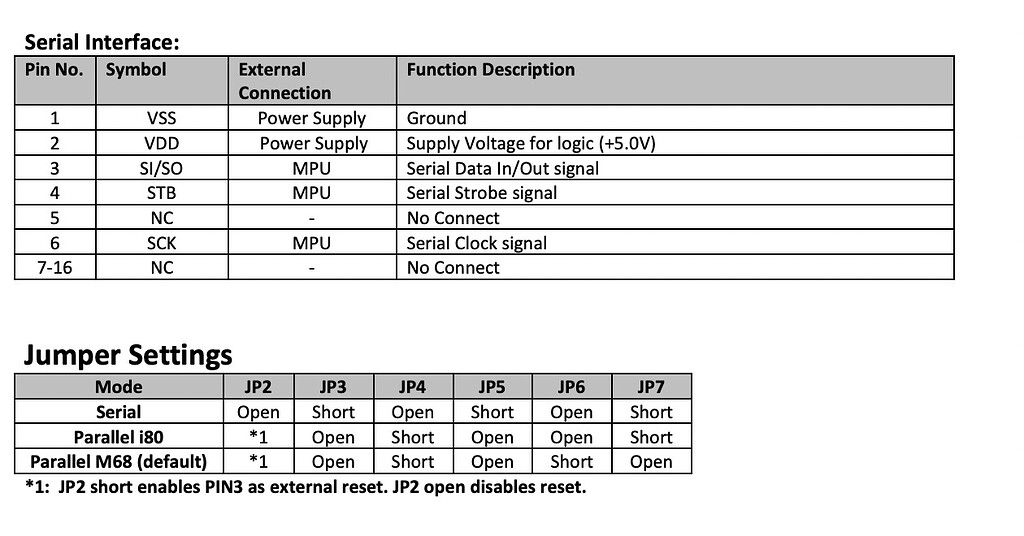 VFD Newhaven Display Question - General Guidance - Arduino Forum