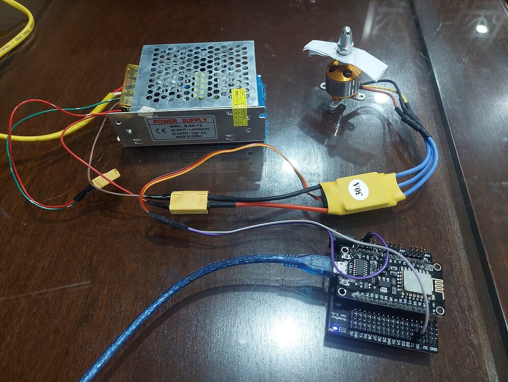 Control BLDC motor with ESC and power supply instead of battery - General Guidance - Arduino Forum
