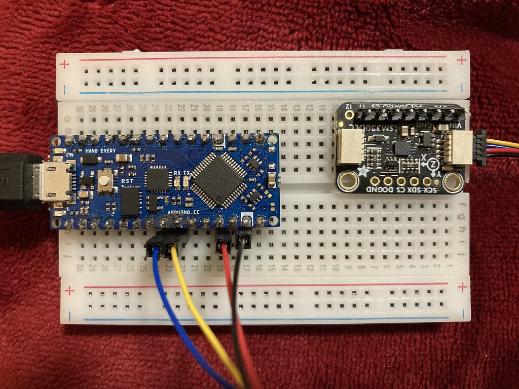 Attempting to get Adafruit ISM330DHCX working - Sensors - Arduino Forum