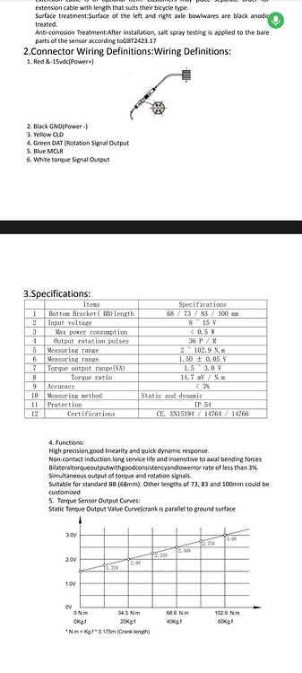 Arduino with torque sensor connection for E-Bike - Sensors - Arduino Forum
