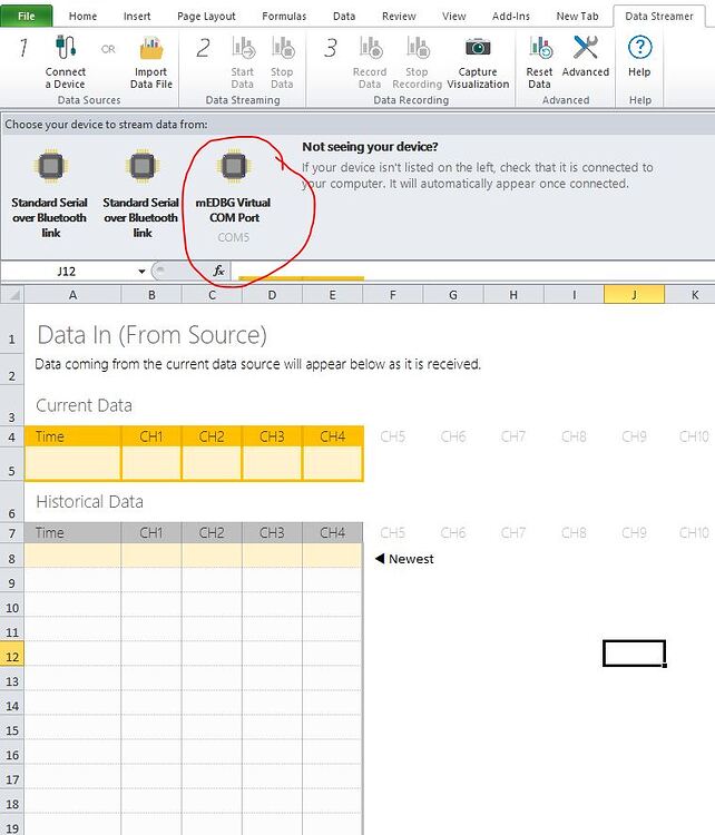 Excel Data Steamer Arduino Uno Wifi Rev2 Interfacing W Software On The Computer Arduino Forum