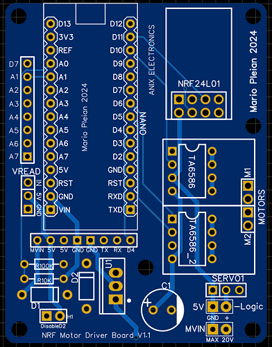Nano nrf24l01 interference from motors? - Classic Nano - Arduino Forum