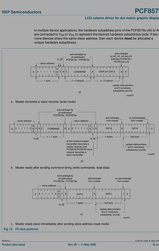 I2c row / collumn dot matrix display controller PCF8578/9 - Programming - Arduino Forum