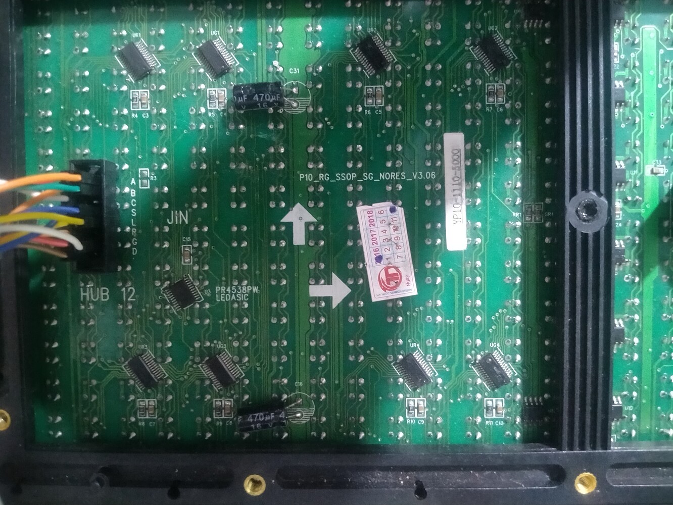 P10 Led Display Issue Displays Arduino Forum