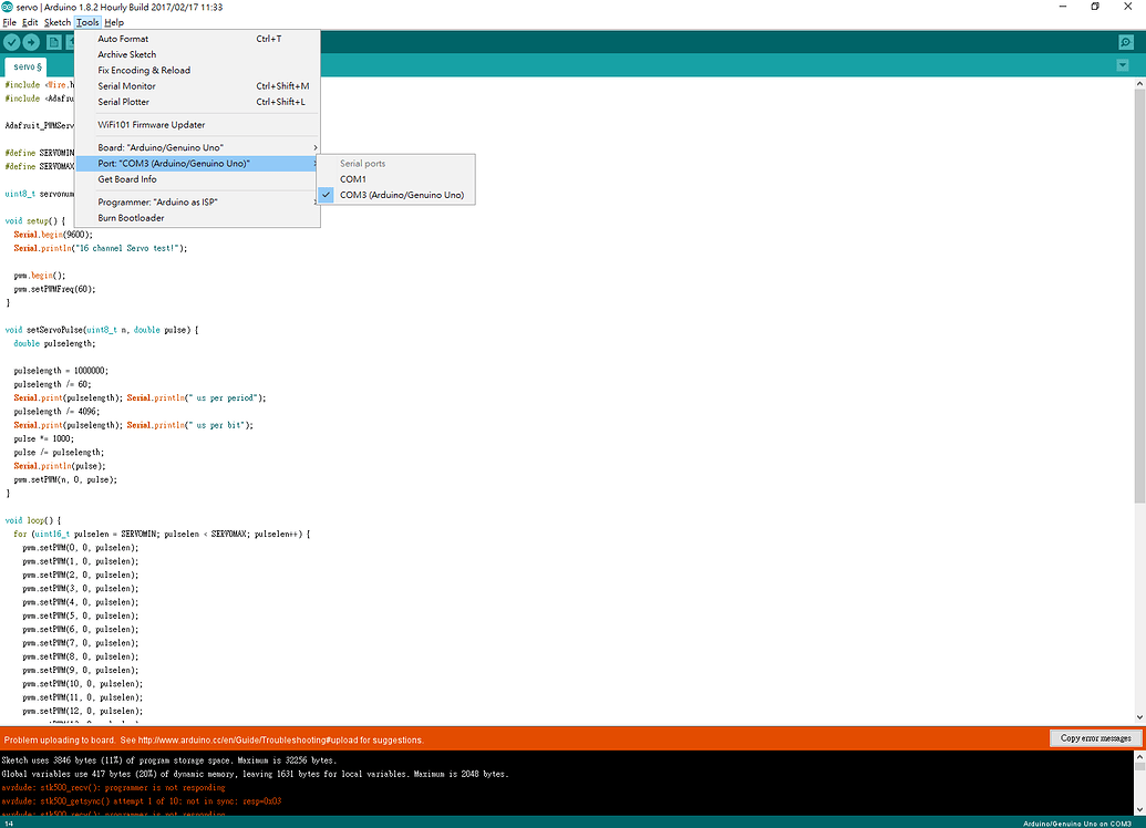 can't use "upload using programmer" (arduino uno) - IDE 1.x - Arduino Forum