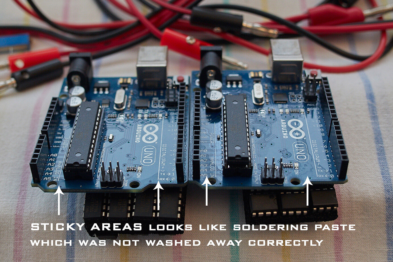 FAKE Arduino UNO board lacking quality (allegedly made in Italy by ...
