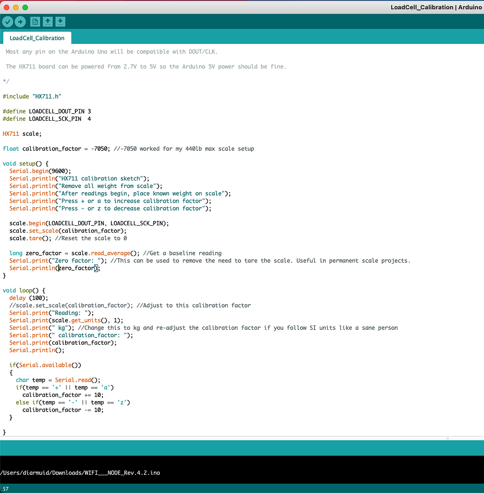 HX711 Amplifier with 50kg load cell - Values fluctuating constantly - Sensors - Arduino Forum