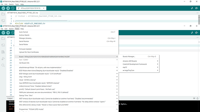 How to recover a .hex file with IDE 2.2? (with MegaTinyCore) - IDE 2.x ...