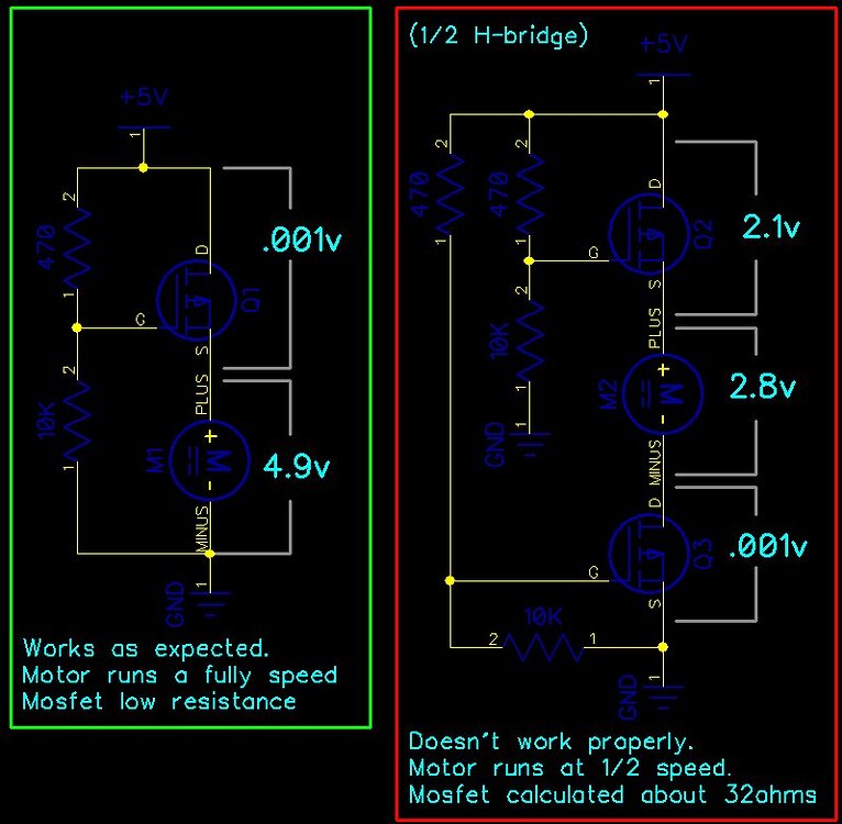 MosFet H-bridge motor control confusion - Motors, Mechanics, Power and ...
