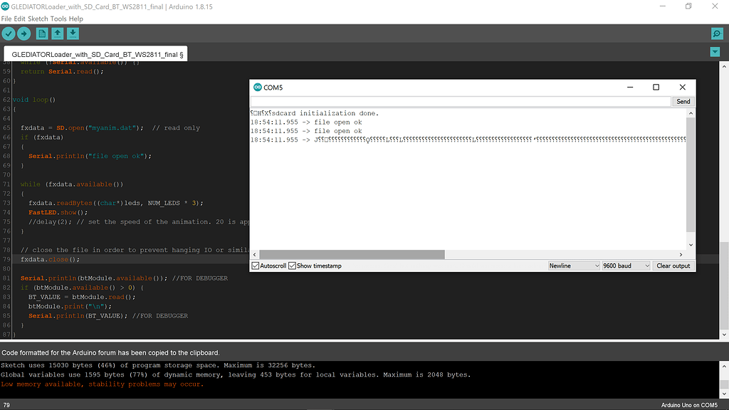 Some Problems With A Bt 06 Module Networking Protocols And Devices Arduino Forum