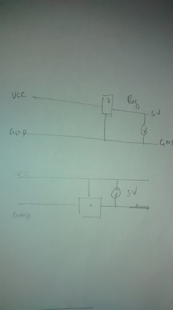 5V regulated supply with reference to VCC rail - General Guidance ...