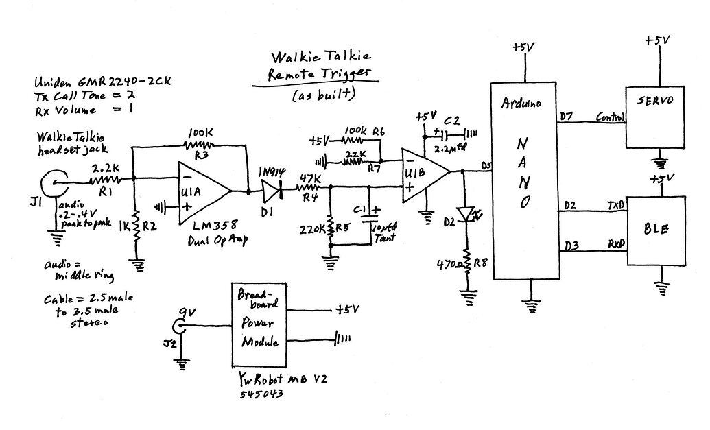 Walkie-talkies to control DSLR camera via Arduino - General Guidance ...