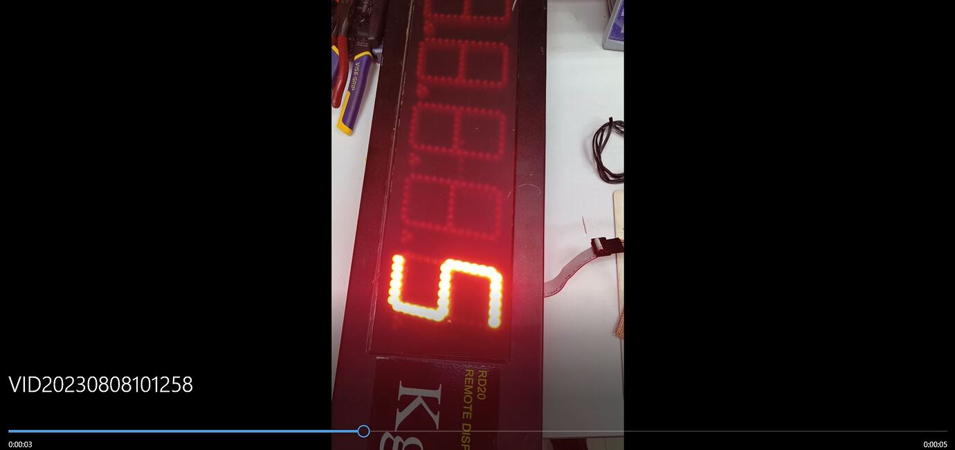 Extracting serial data and display to 5digit 7segment - General ...