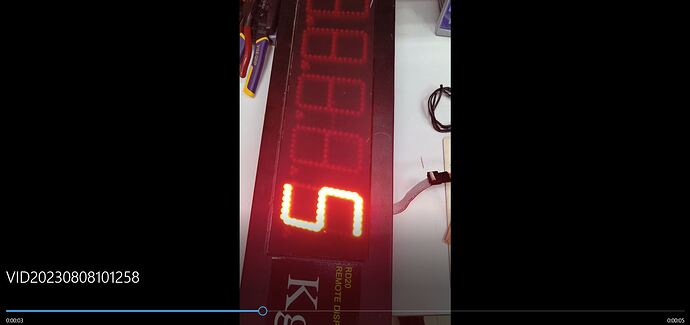 Extracting serial data and display to 5digit 7segment - General ...