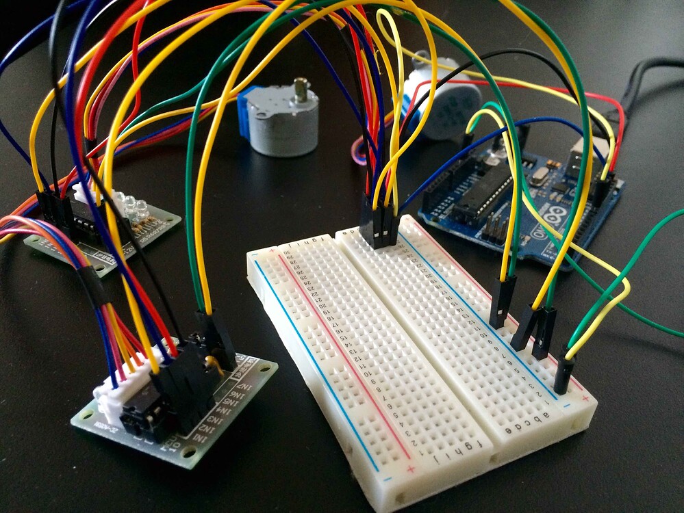 Stepper motor needs to go in reverse - Programming - Arduino Forum