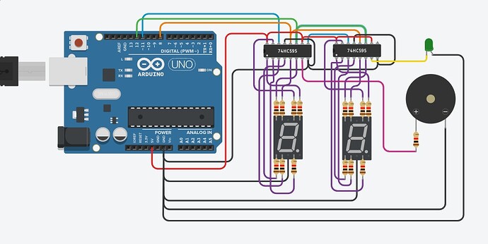 Using buzzer with shift register - General Electronics - Arduino Forum