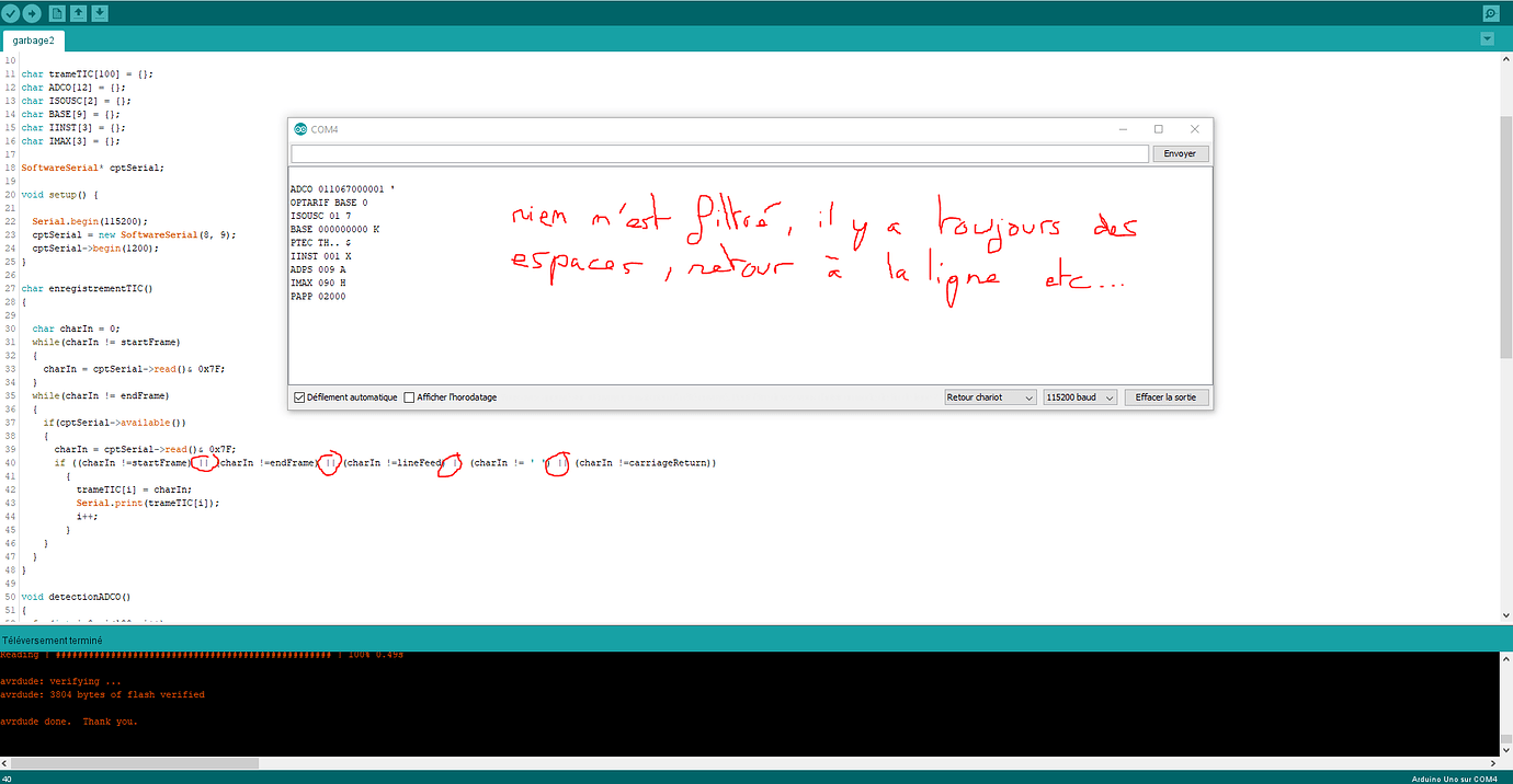 Problème de lecture d'un tableau - Français - Arduino Forum