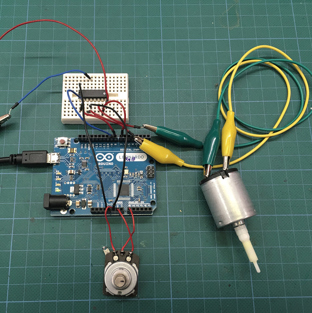 Back-EMF eines Bürstenmotors mit PWM-Signal per sample&hold auslesen ...