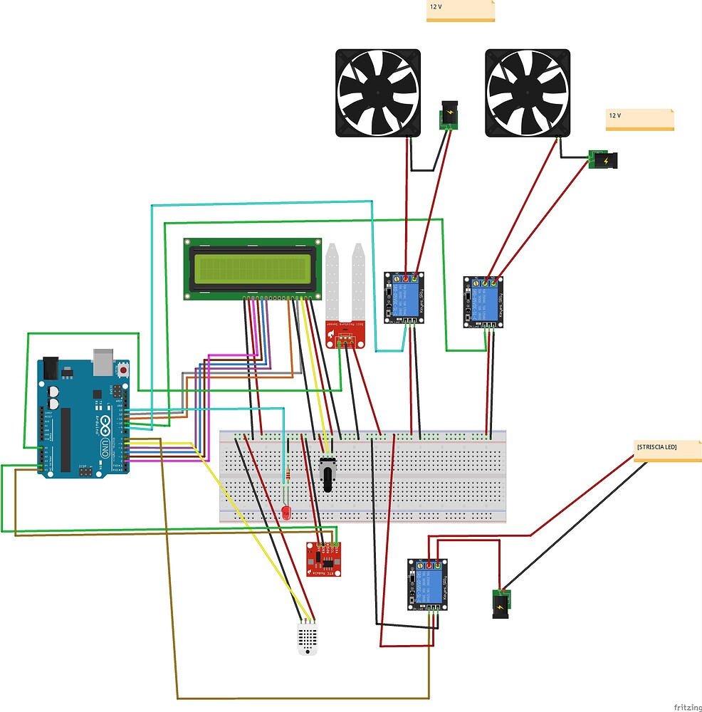 Nuovo Progetto Serra automatizzata - Hardware - Arduino Forum