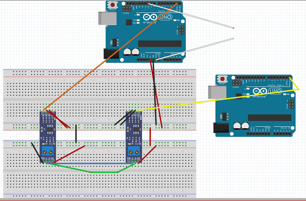 Module max 485 problem connecting arduino uno simplex communication breadboard - General ...