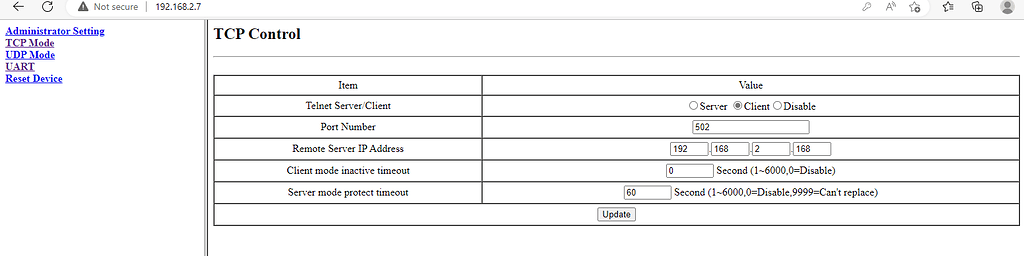 Arduino interfacing with ATC-1000 TCP/IP to RS-232 convertor - Networking, Protocols, and ...