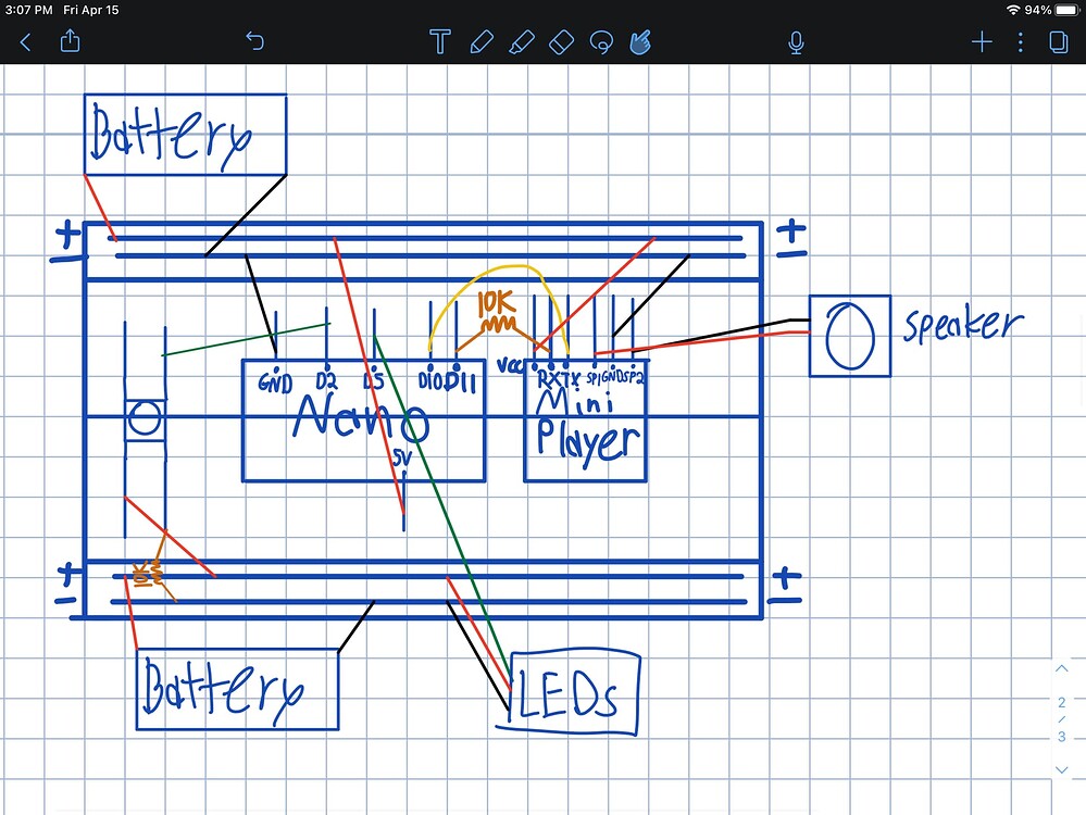 Help with coding a DFMiniPlayer with Arduino and a Button - Programming - Arduino Forum