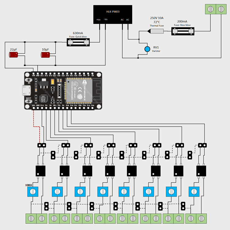 Power esp32 with Mains Voltage - General Guidance - Arduino Forum