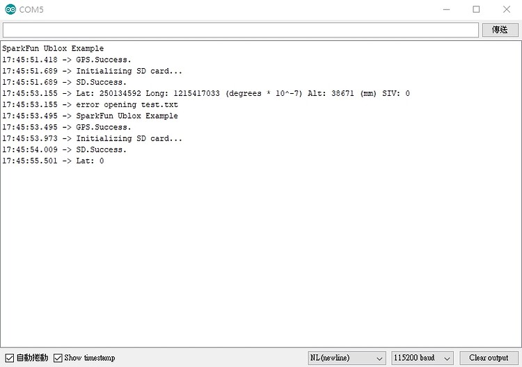 Problem with GPS(ZED-F9P) and SD card - General Guidance - Arduino Forum