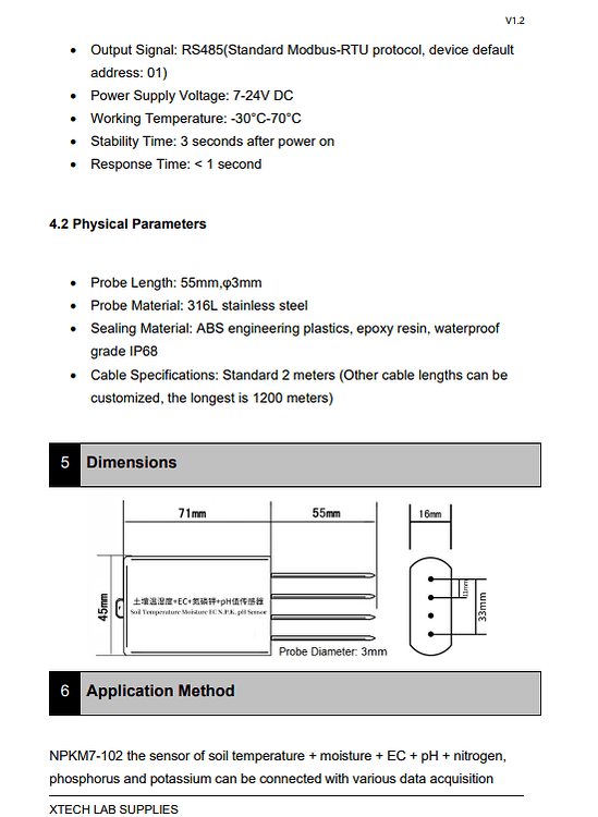 7 in one multiparameter soil sensor with esp32 - Sensors - Arduino Forum
