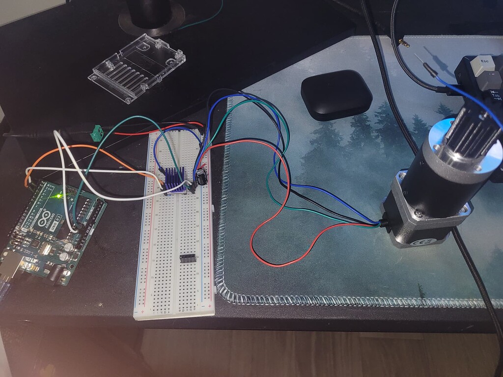 Uno R3 and TMC 2208 Contorolling NEMA 17 not rotating fully - Motors, Mechanics, Power and CNC ...