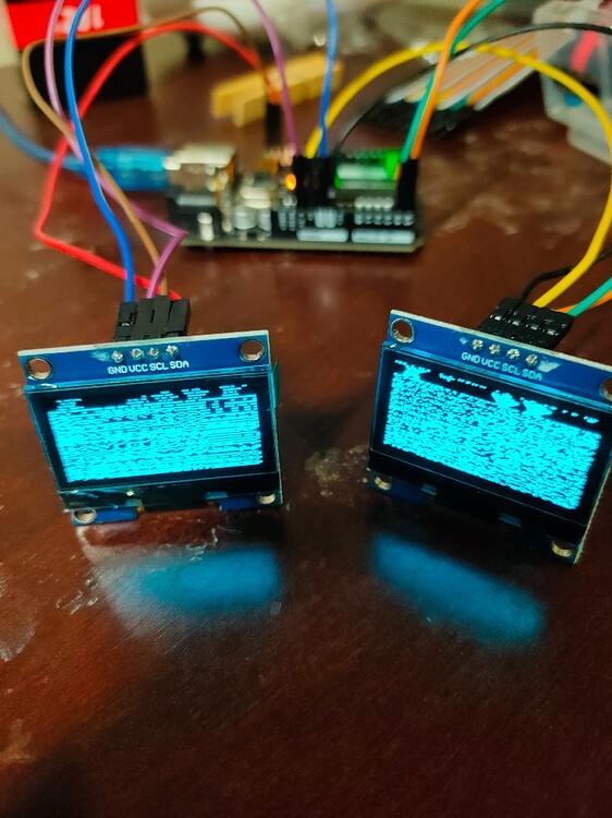Random Pixels showing on OLED - Displays - Arduino Forum