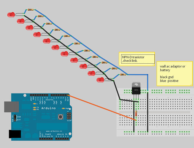 LED Wiring Help - Interfacing - Arduino Forum