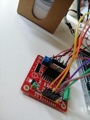 Controlling 2 DC Motors Via PWM by using L298N-h bridge driver - Motors ...