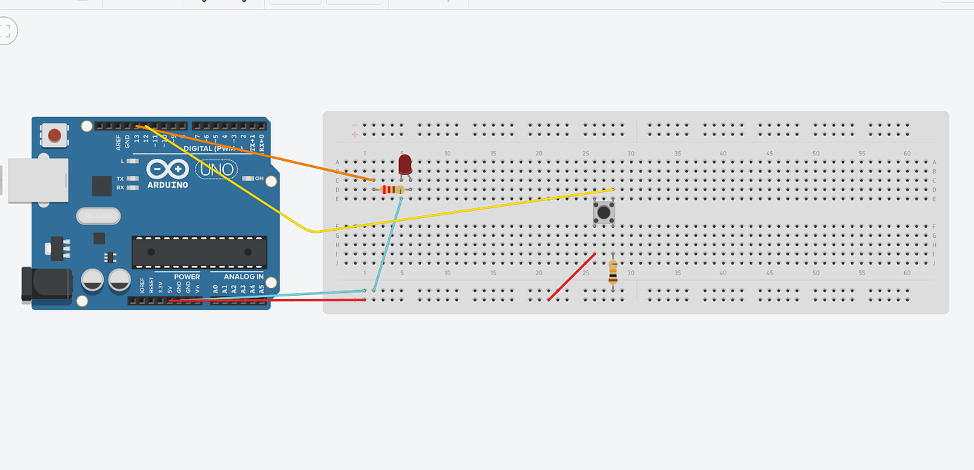 Led Working Even If Button Not Pressed - LEDs and Multiplexing - Arduino Forum