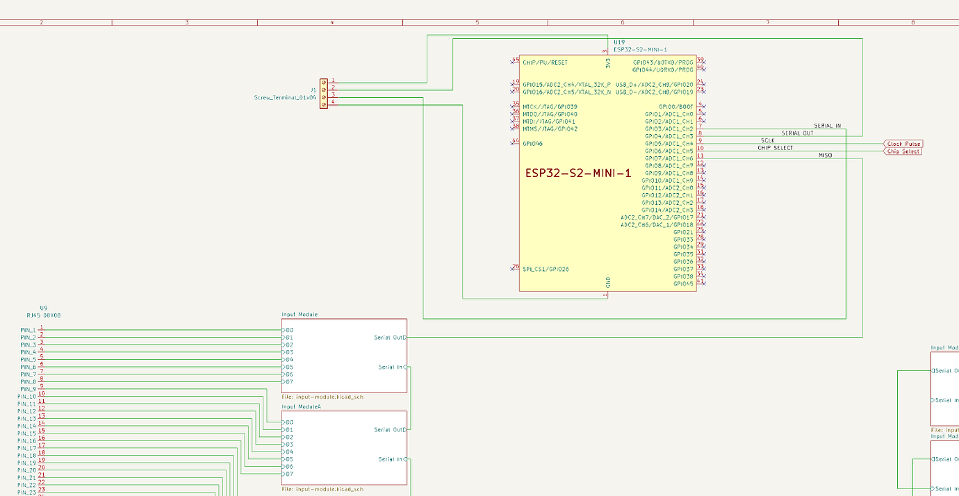Shift Register Chain stops sending correct sensor data after 32 ...