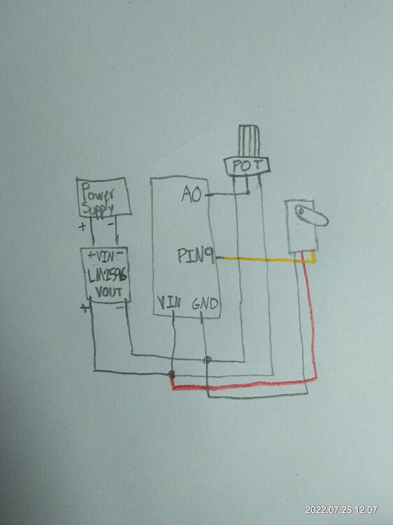 Servo motor twitching when used with potentiometer - Motors, Mechanics ...