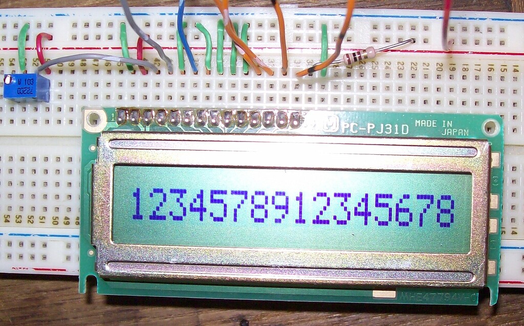 A strange 16 X 1 - Displays - Arduino Forum