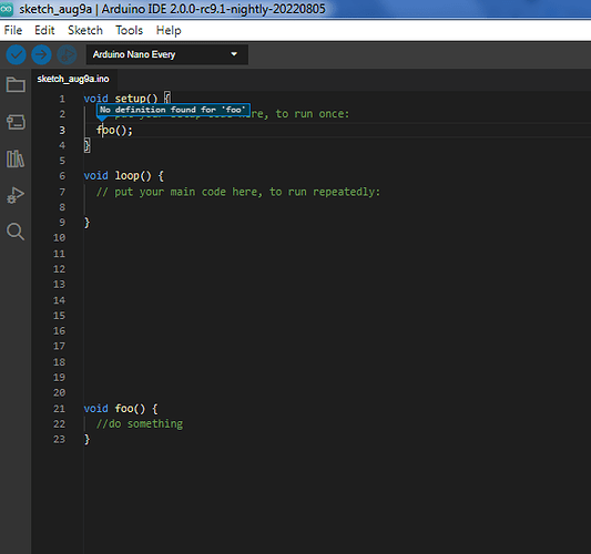 Go To Definition Not Working Arduino IDE 2 0 Arduino Forum