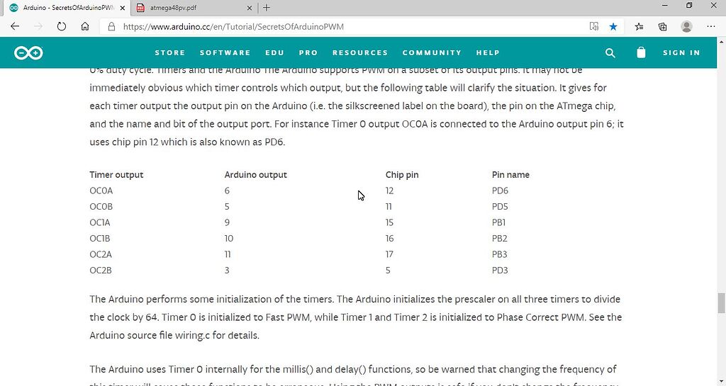 Mega Timers Programming Arduino Forum